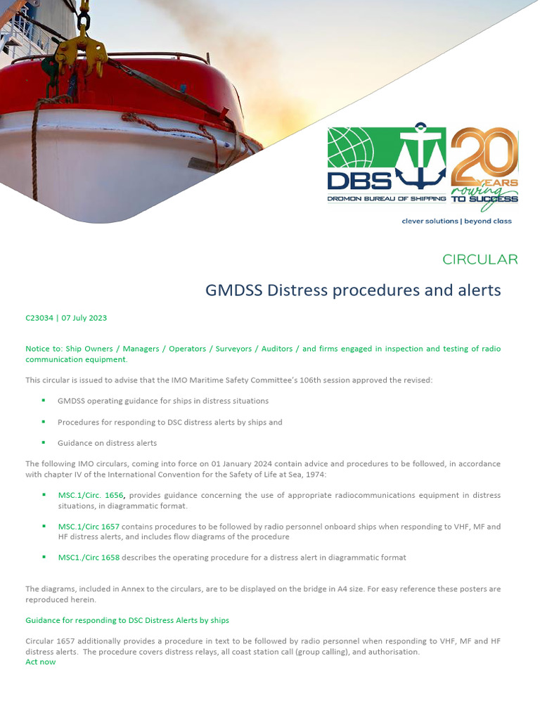 Distress Procedures and Alerts | PDF