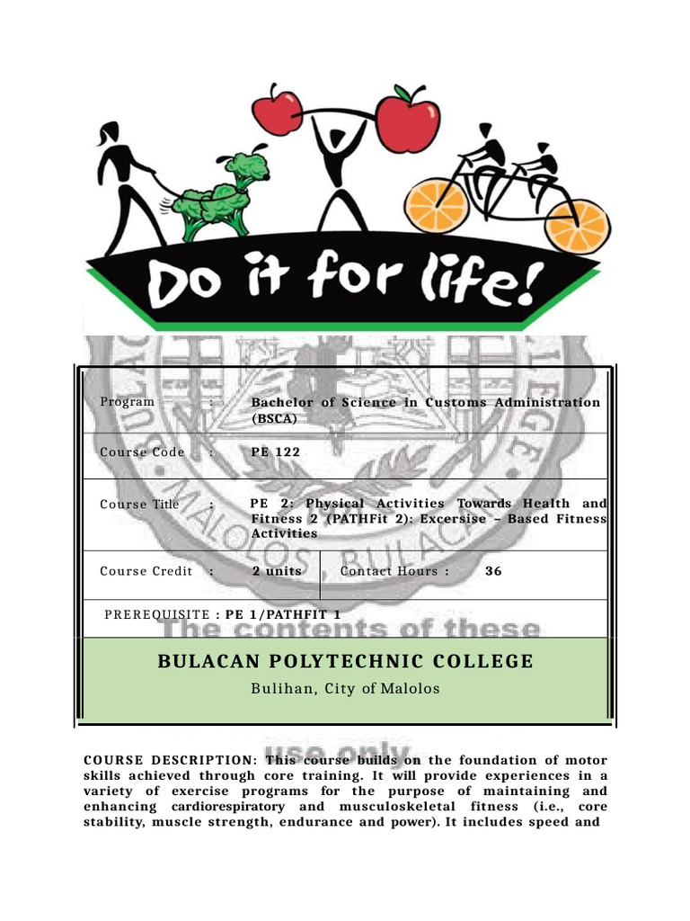 Info Sheet PATHFIT 2 TOPIC 1 | PDF | Physical Fitness | Physical Education