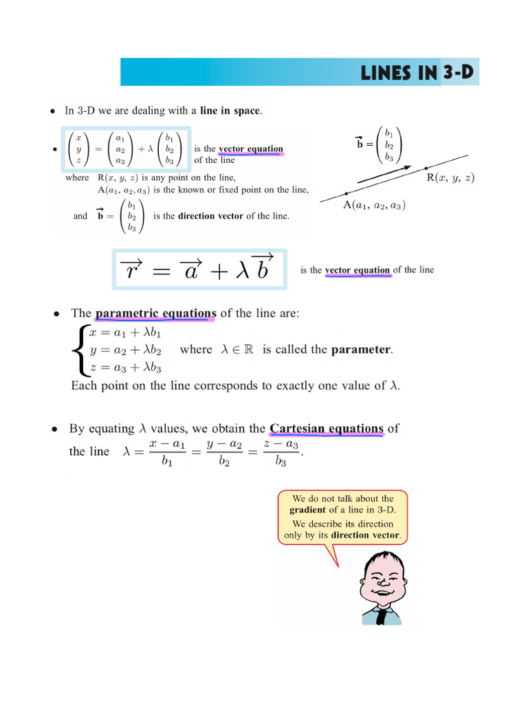 1 Lines in space | PDF