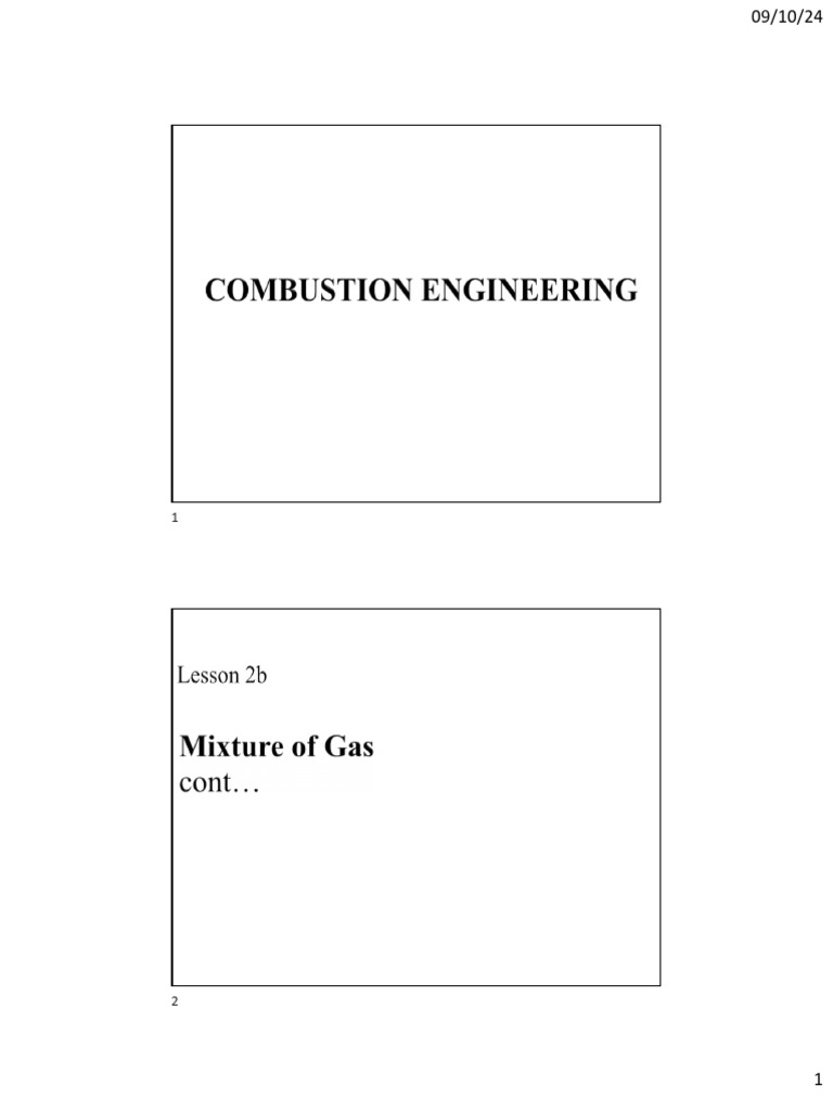 03 Lesson 2 Combustion - Combustion of Fuel-Gas | PDF | Stoichiometry ...