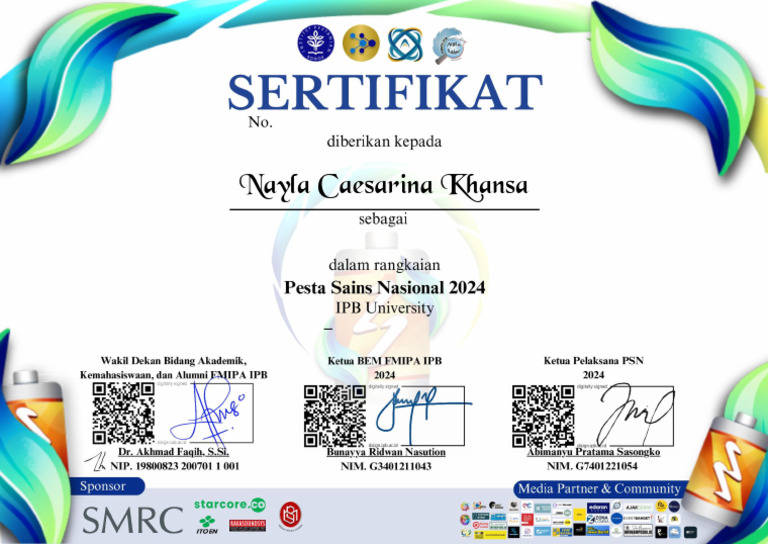 LCTB Peserta Nayla Caesarina Khansa | PDF