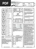 Ficha D&D 5e 2024 Automatica | PDF