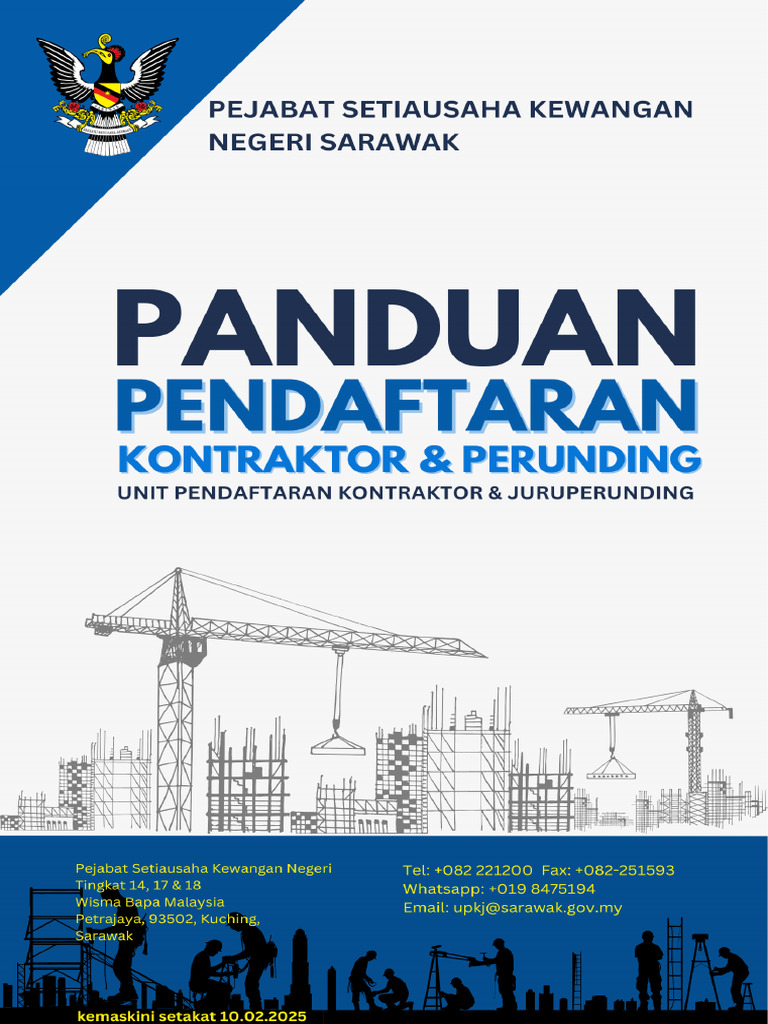Buku Garis Panduan UPKJ (Setakat 10.02.2025) | PDF