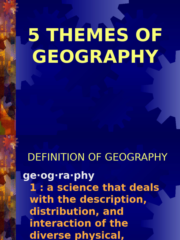1. Introduction to Geography | PDF