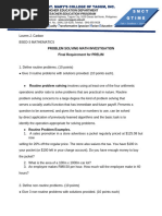 Routine vs Non-Routine Math Problems | PDF | Teaching Mathematics | Science