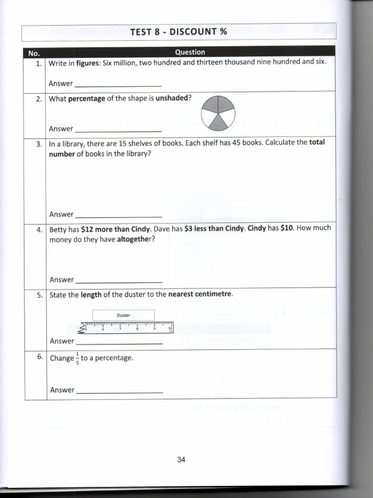 A Process for Testing Mathematics - Grades 4-5 | PDF