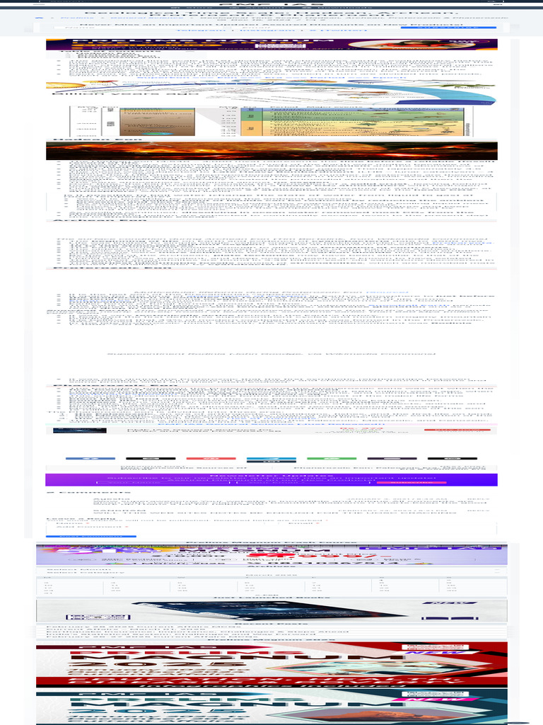 Geological Time Scale Hadean, Archean, Proterozoic & Phanerozoic - PMF IAS 2 | PDF | Geology ...