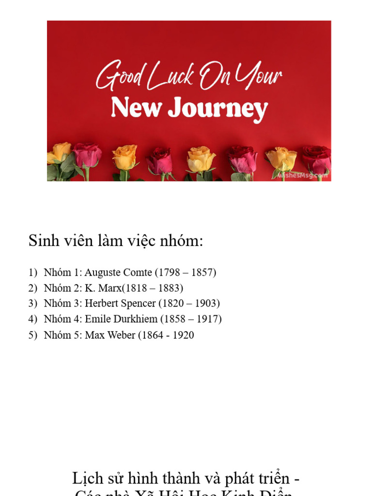 Bài 2-B. 3 - Sự Ra Đời Và Phát Triển Của XHH | PDF