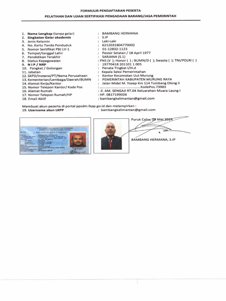 Surat Pa Bambang | PDF