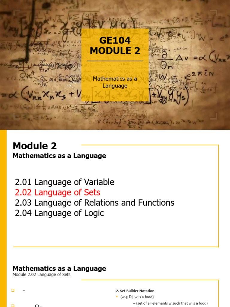 Mathematics As Language Pdf Set Mathematics Formalism Deductive