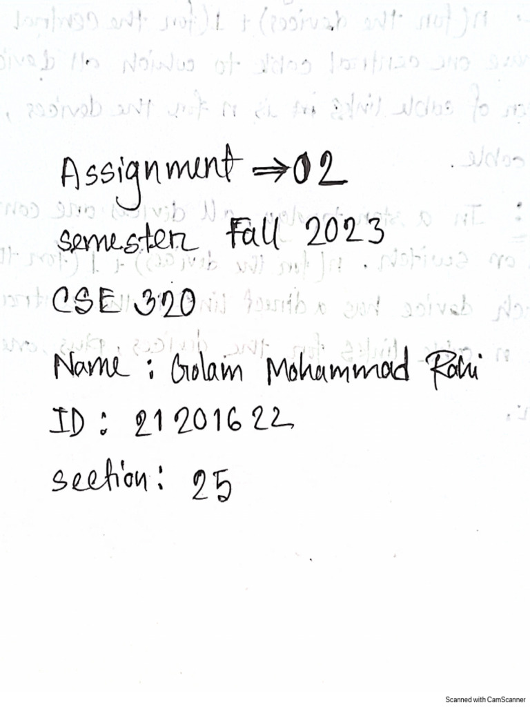 CSE320 21201622 Assignment2 | PDF