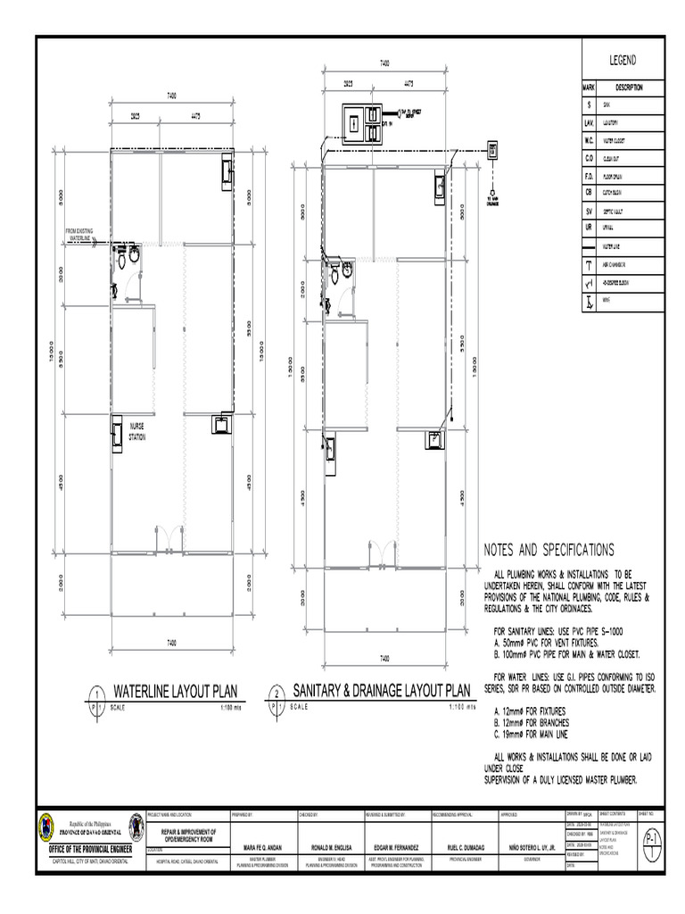 Waterline Layout Plan for Capitol Hill | PDF | Toilet | Public Health