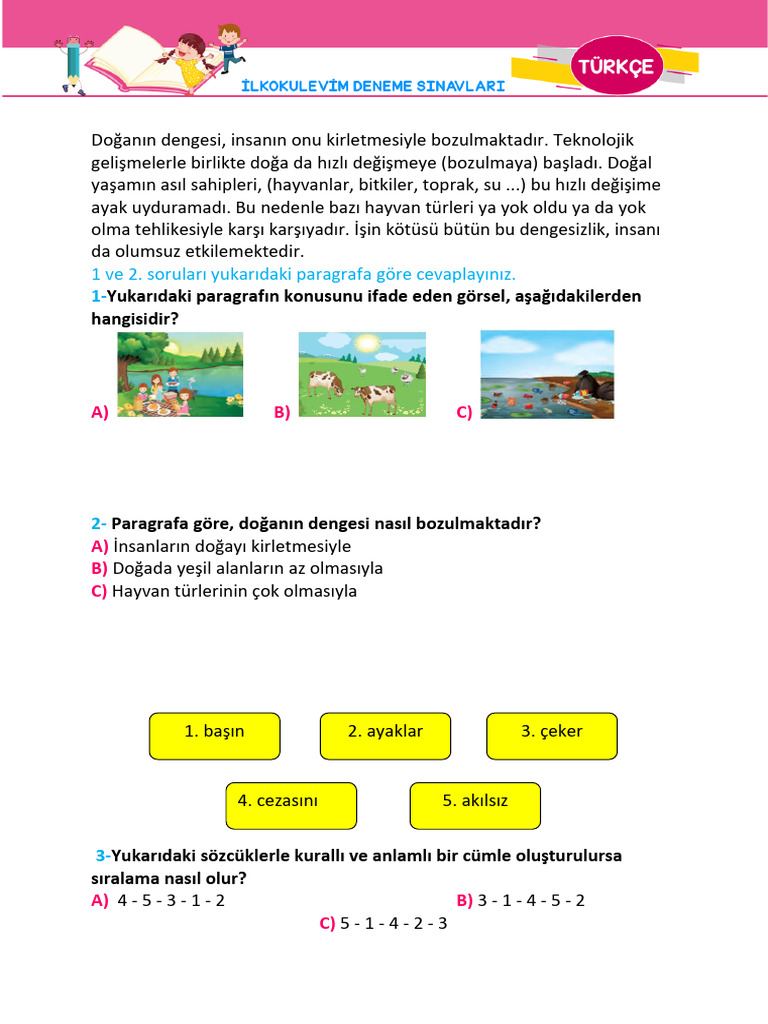 2 Sinif Aralik Ayi Kds | PDF