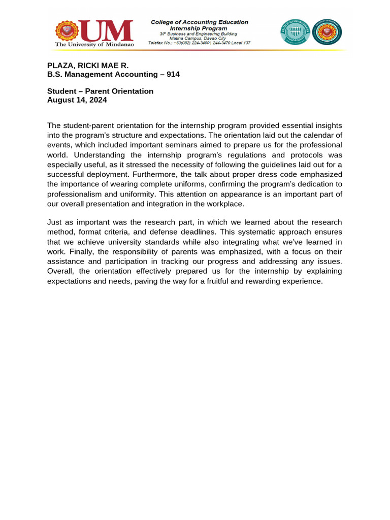 Plaza-Reflection Paper-SPO | PDF