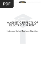 Magnetic Effect of Current (Prashant Kirad) | PDF | Magnetic Field | Alternating Current