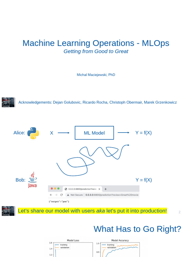 MLOps Getting From Good To Great | PDF | Machine Learning | Data