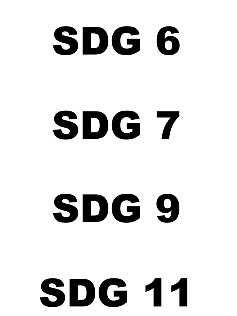 Sdg | PDF
