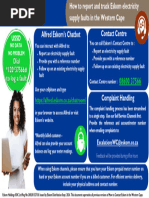 Eskom Fault Reporting Guide for WC | PDF | Call Centre | Computing