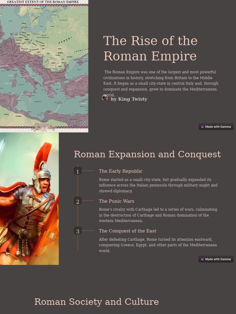 The Rise of The Roman Empire | PDF | Ancient Rome | Roman Empire