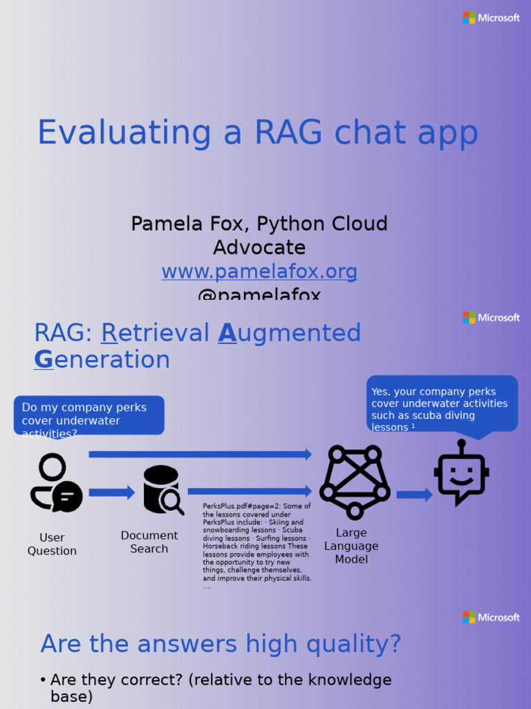 RAGHack EvaluatingAChatApp | PDF | Scuba Diving | Computing