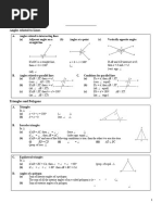 Grade 9 Worksheet | PDF | Triangle | Geometric Shapes
