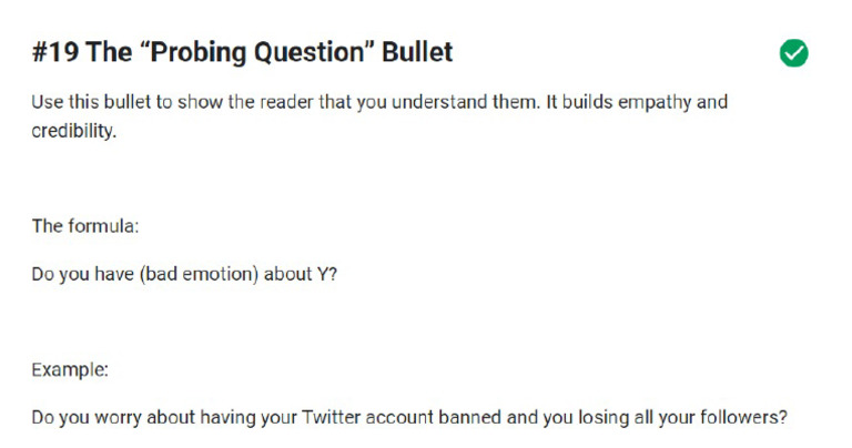 #19 The “Probing Question” Bullet - The Art of Writing · The ...