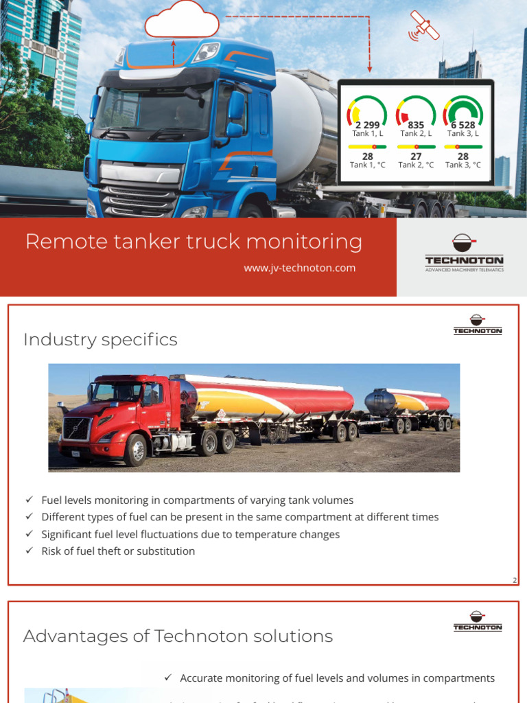 Fuel Tanker Monitoring Solutions Guide | PDF | Flow Measurement ...