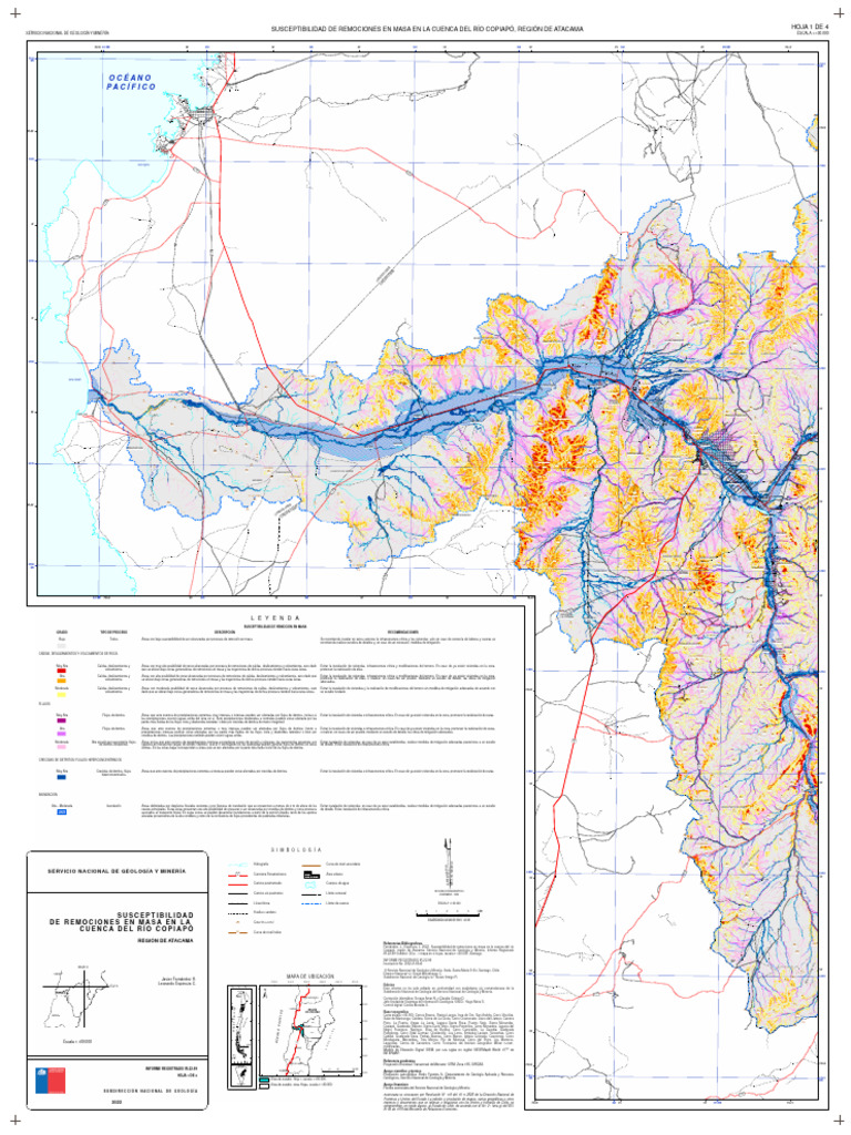 IR 22-99-16120 Mapa 1 Cuenca Rio Copiapo | PDF
