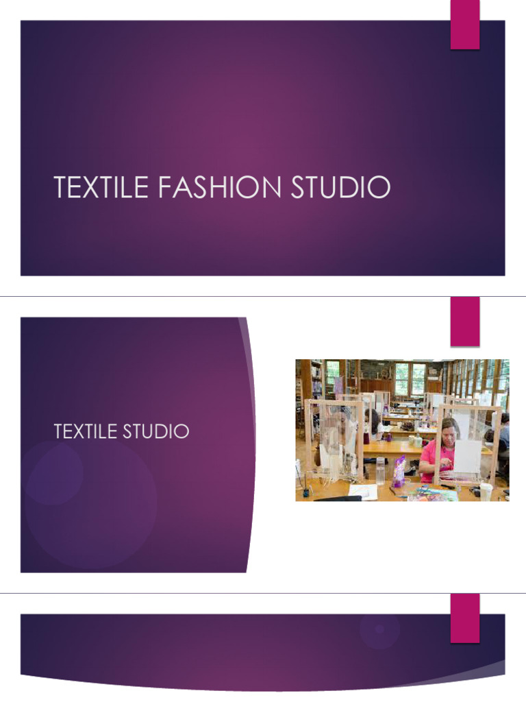 Power Point Textile Fashion Studio 1 | PDF