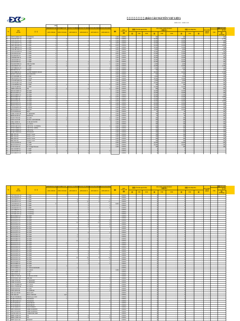 Báo Cáo NXT NVL FT | PDF