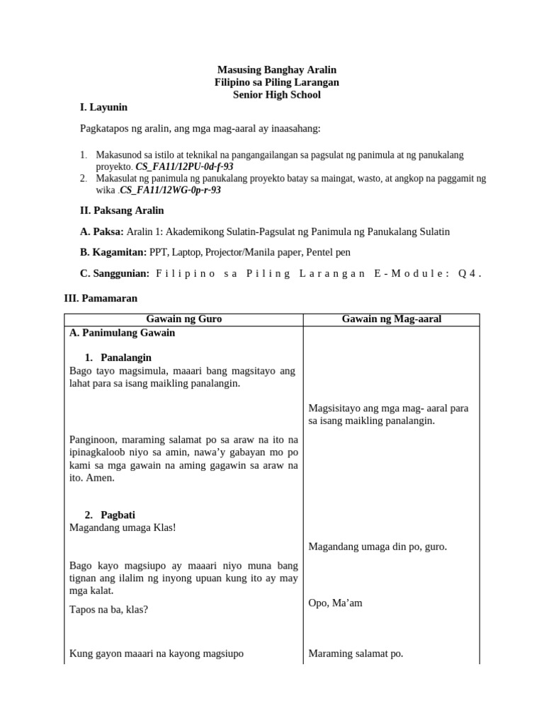 MRS. LACERDO FINAL DLP (editable) | PDF