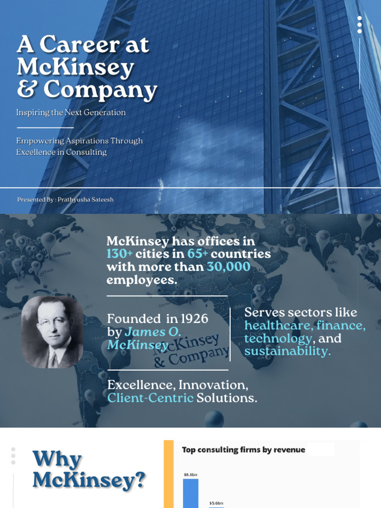 A Career at McKinsey & Company | PDF | Mc Kinsey & Company | Leadership