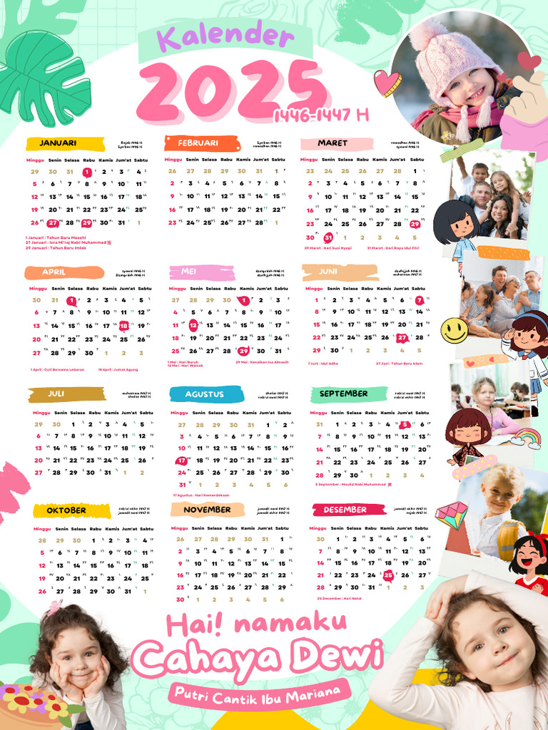 contoh KALENDER 2025 | PDF