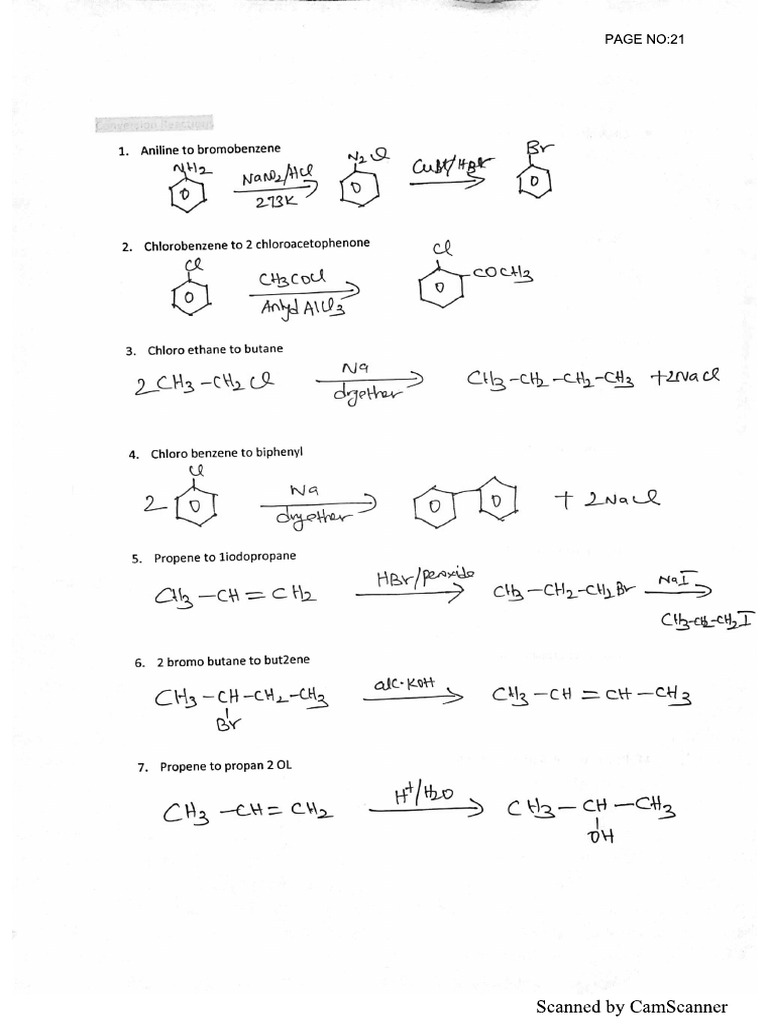 Conversion Reaction | PDF