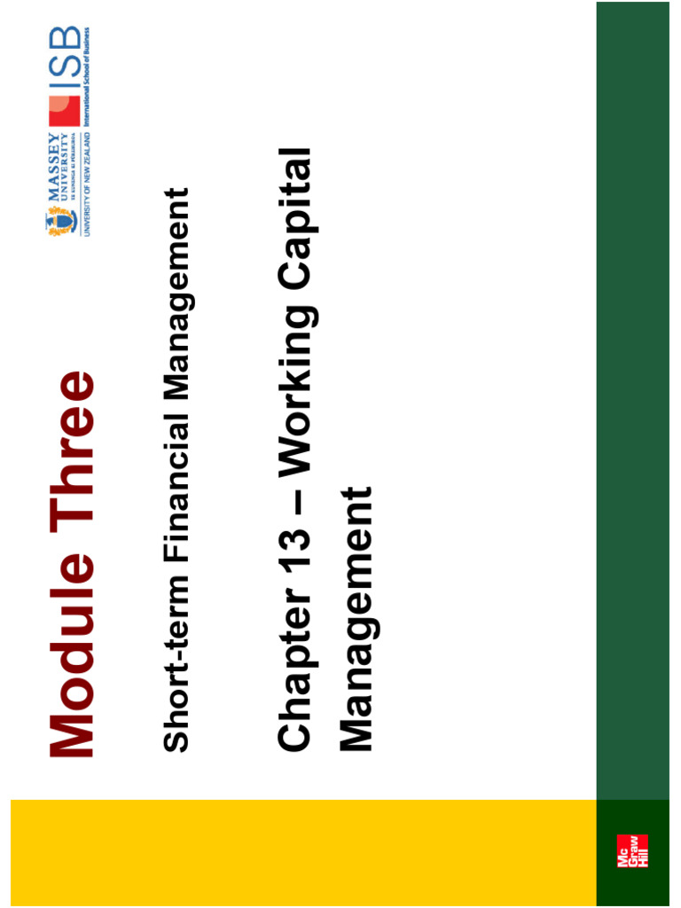 Chapter 13, 14, 15 - WCM, Capital Market - Long-Term Securitiesstd ...