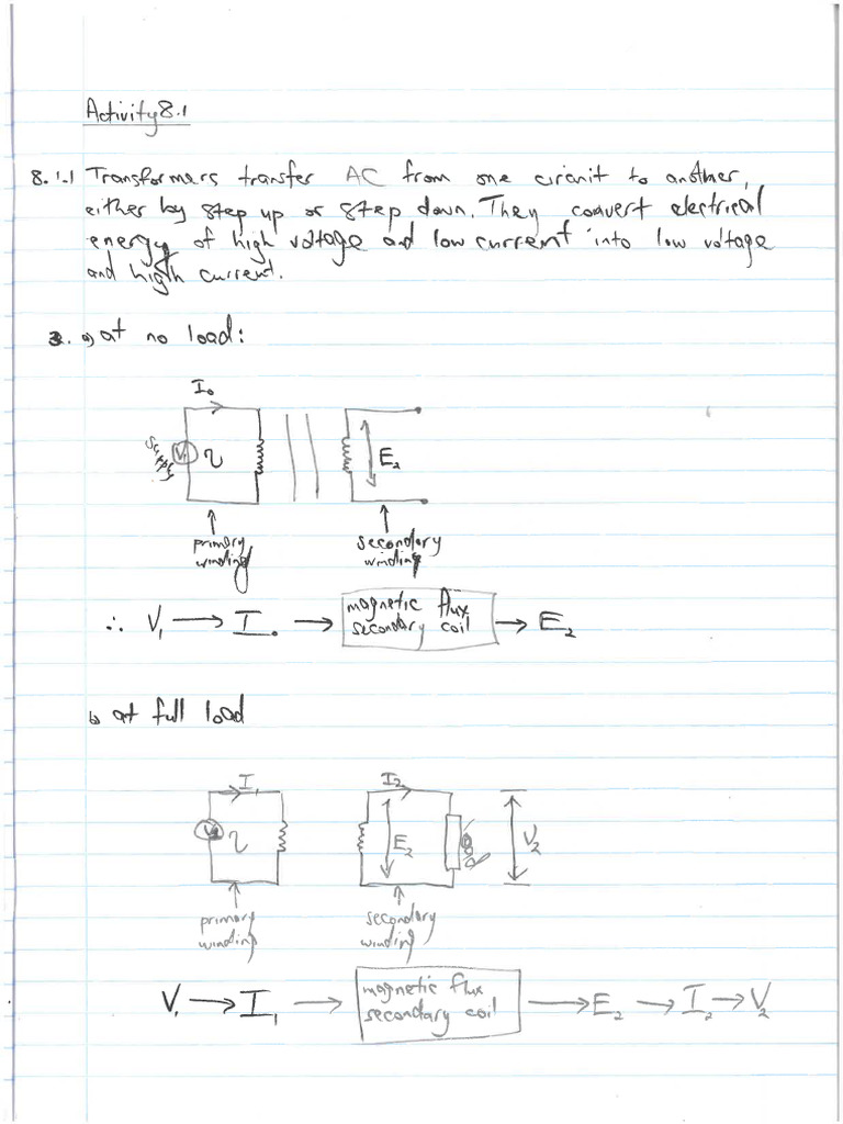 N2 Electrical Trade Theory Transformers Calculations | PDF