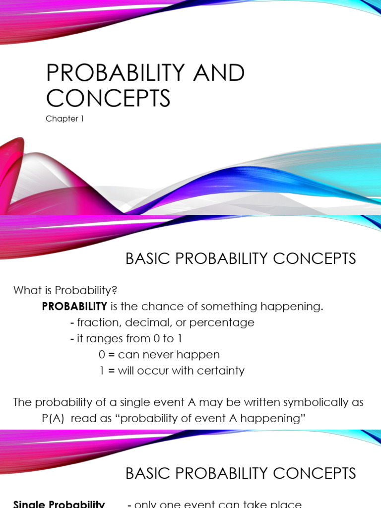 MS-1-Probability-and-Concepts | PDF | Probability | Experiment