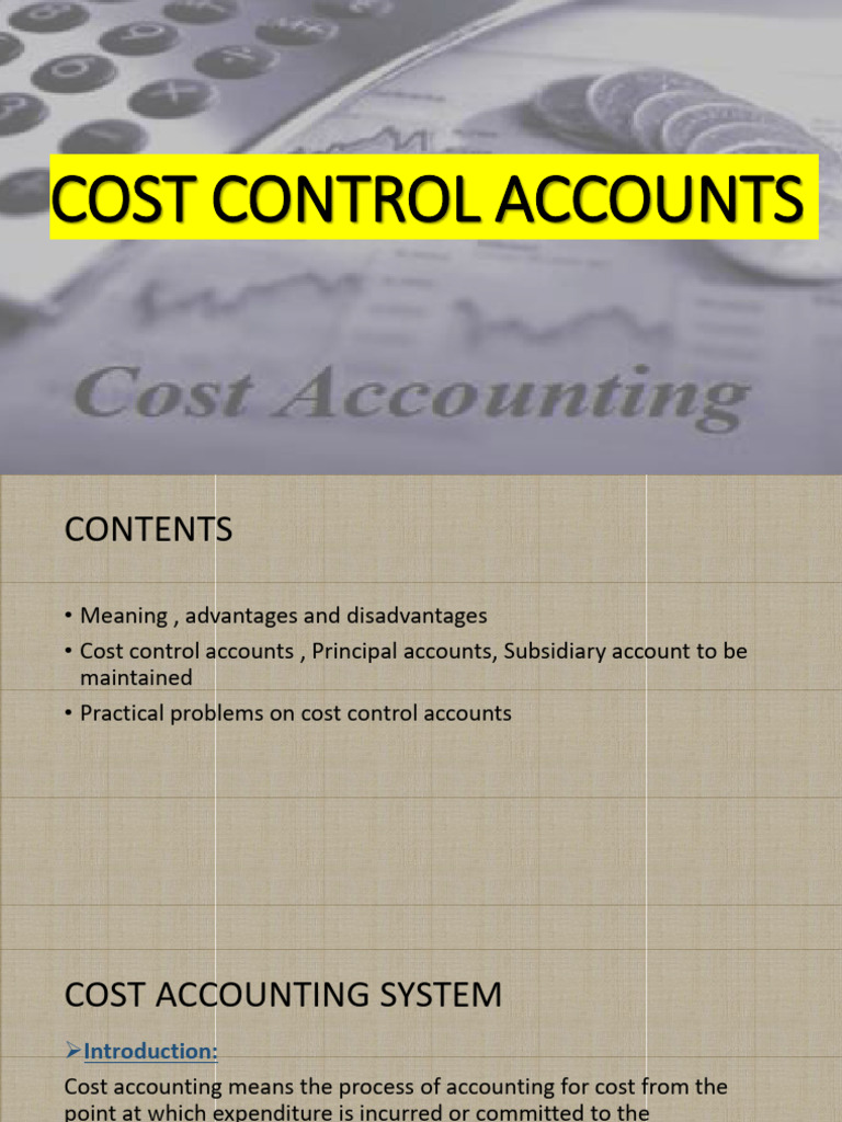 Cost Control Accounts Theory Q | PDF | Cost Of Goods Sold | Debits And ...