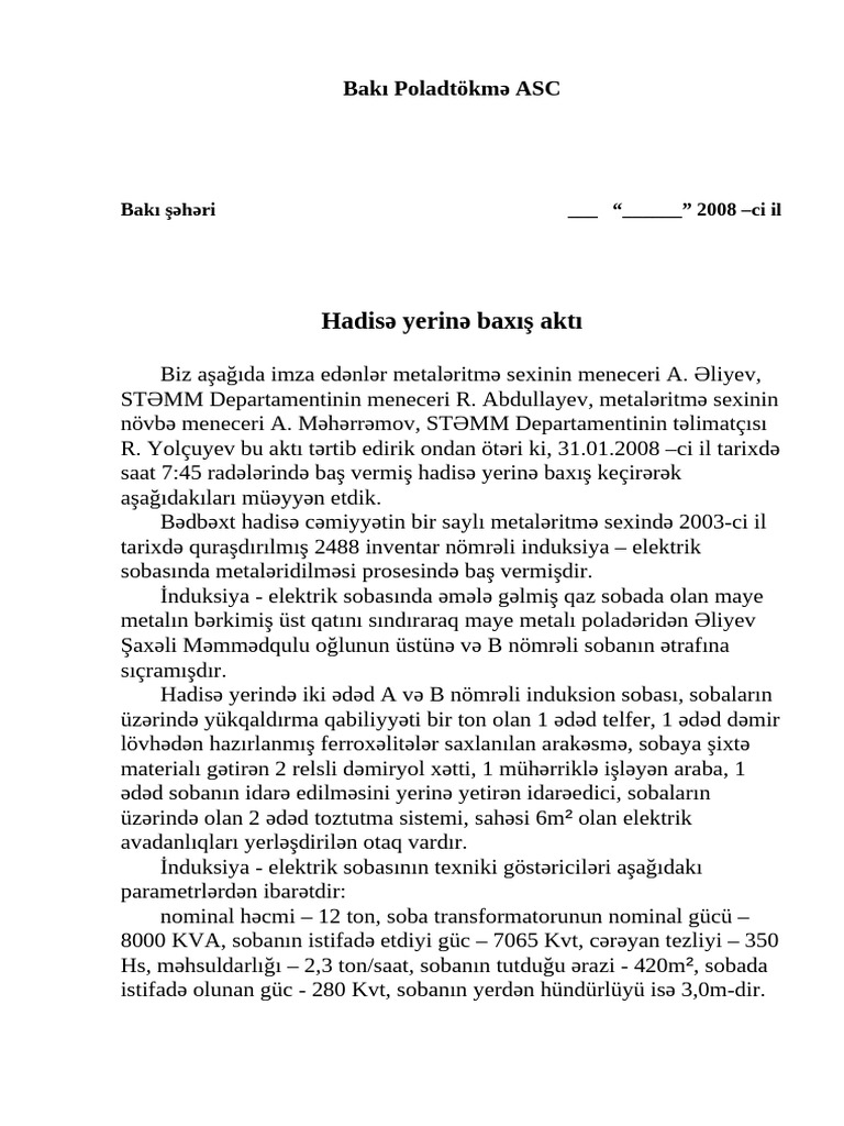 Hadisə - Akt | PDF