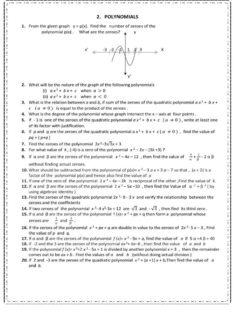 Polynomials | PDF