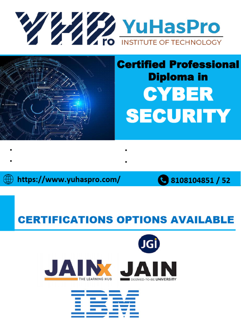 Certified Professional Diploma in CYBER SECURITY | PDF | Penetration ...