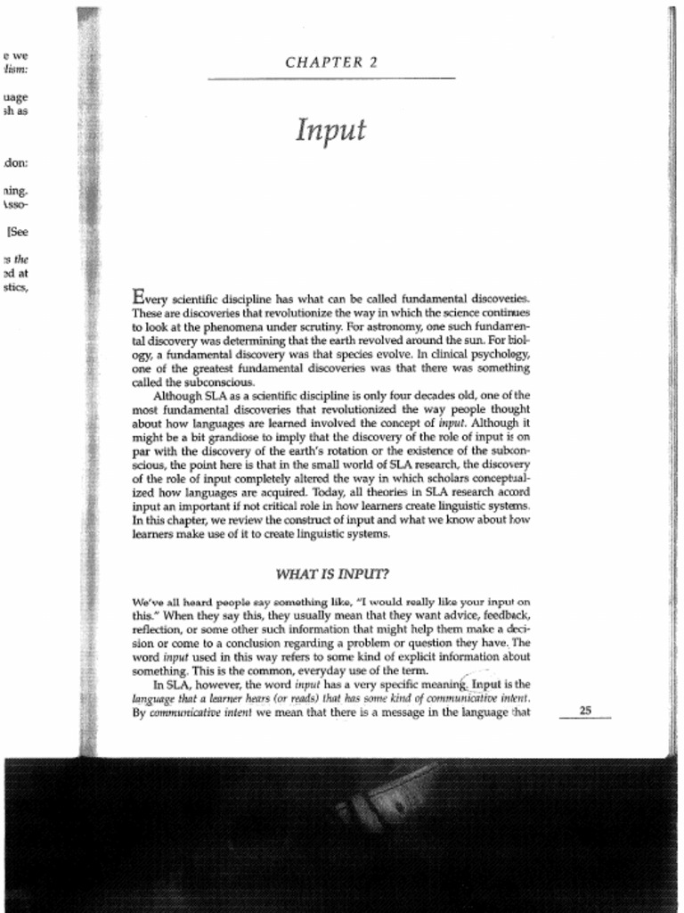VanPatten - 2003 - From Input To Output | PDF