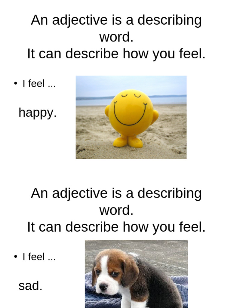 adjectives for feeling | PDF