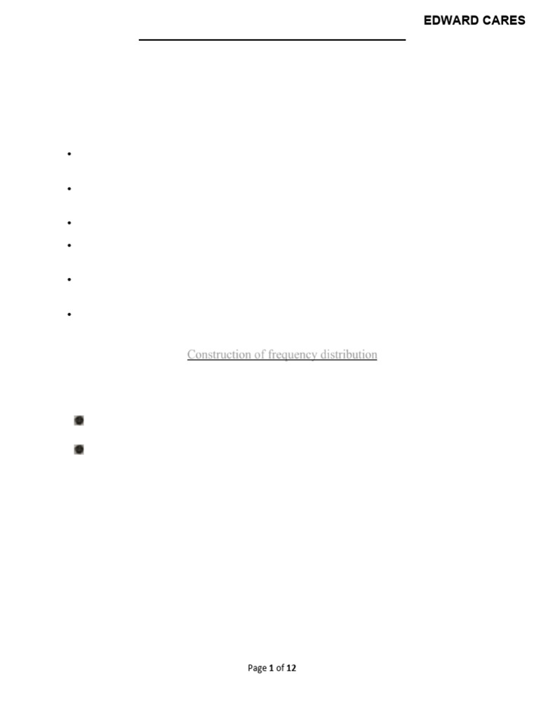 STA111 Complete Note | PDF | Categorical Variable | Numbers
