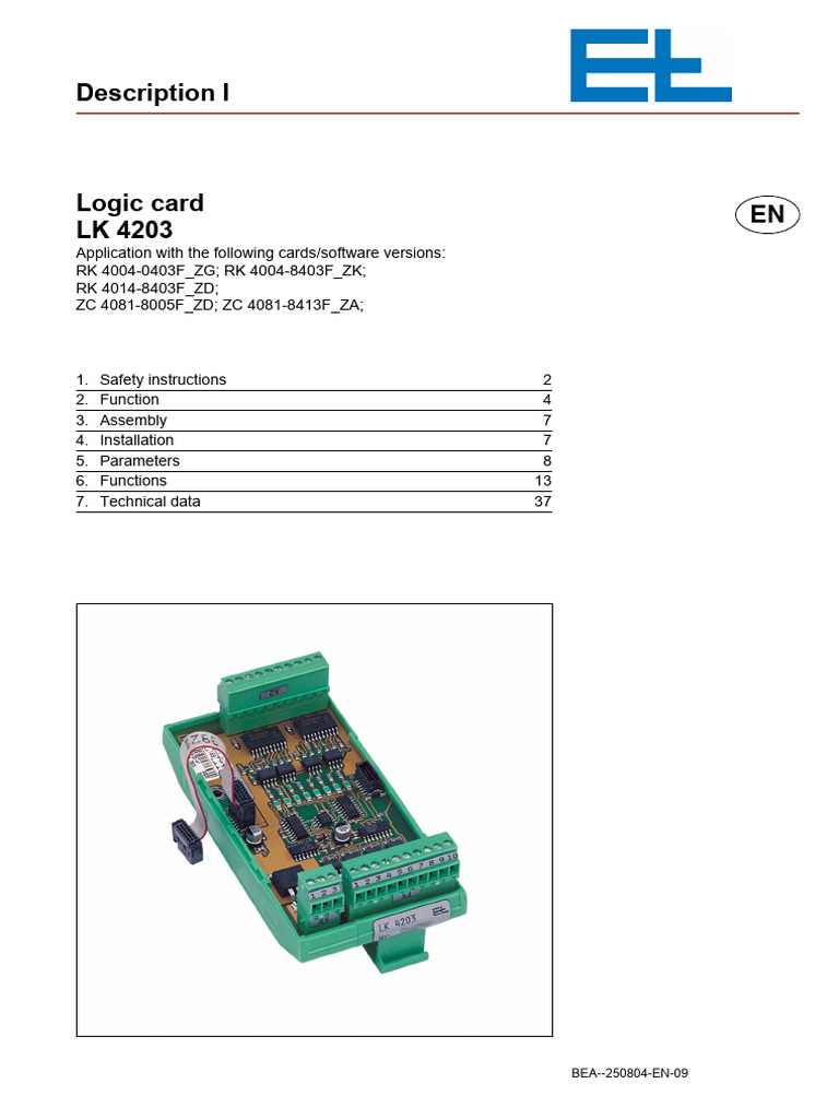 Bea 250804 en 09 | PDF | Parameter (Computer Programming) | Input/Output