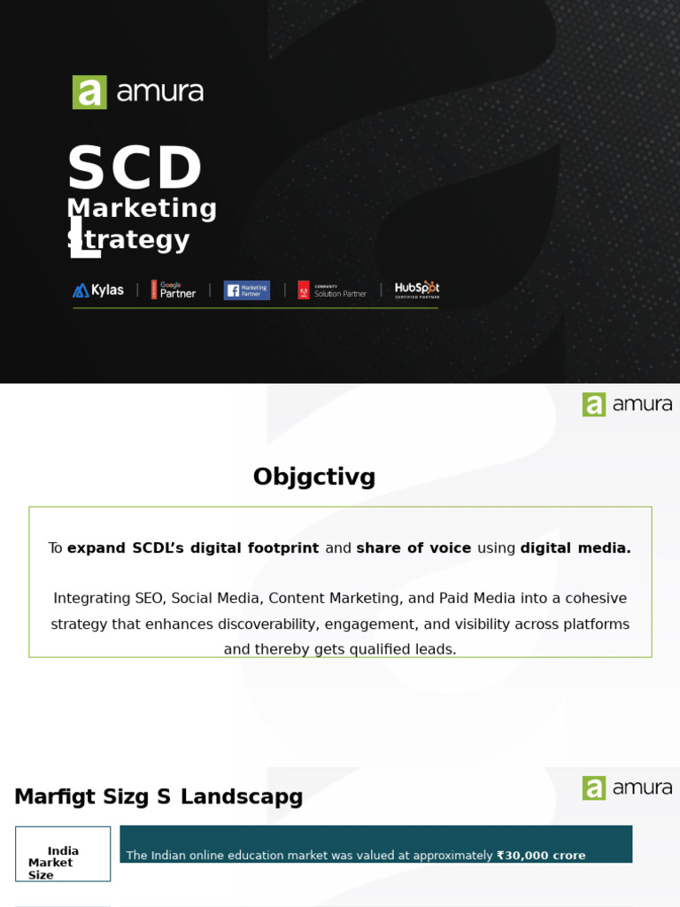 SCDL X Amura - Marketing Strategy | PDF | Search Engine Optimization | Master Of Business ...