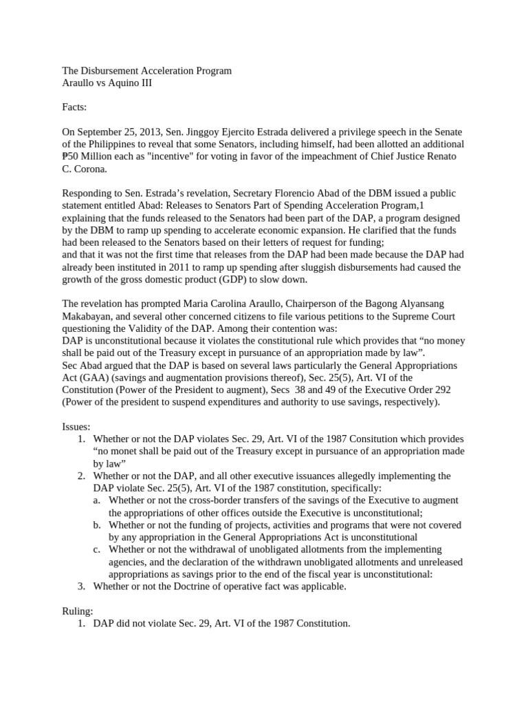 The Disbursement Acceleration Program | PDF | Government Spending | Government