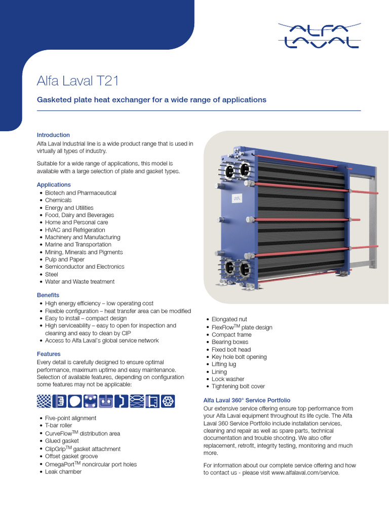 Gasket Plate HX Alfa | PDF | Heat Exchanger | Mechanical Engineering