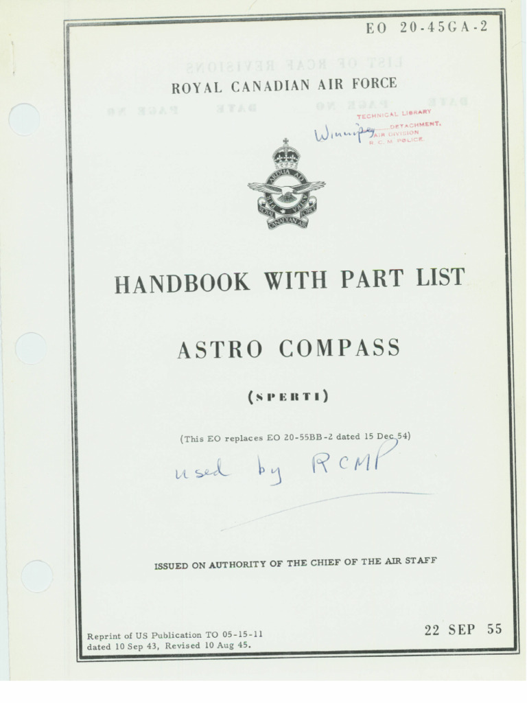 Astro Compass MK II - Canadian Manual | PDF