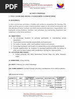 Clean Up Drive Activity Design Template | PDF